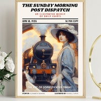 Orient Express Travel Poster Wall Art Print, Europe Poster Home Decor ...