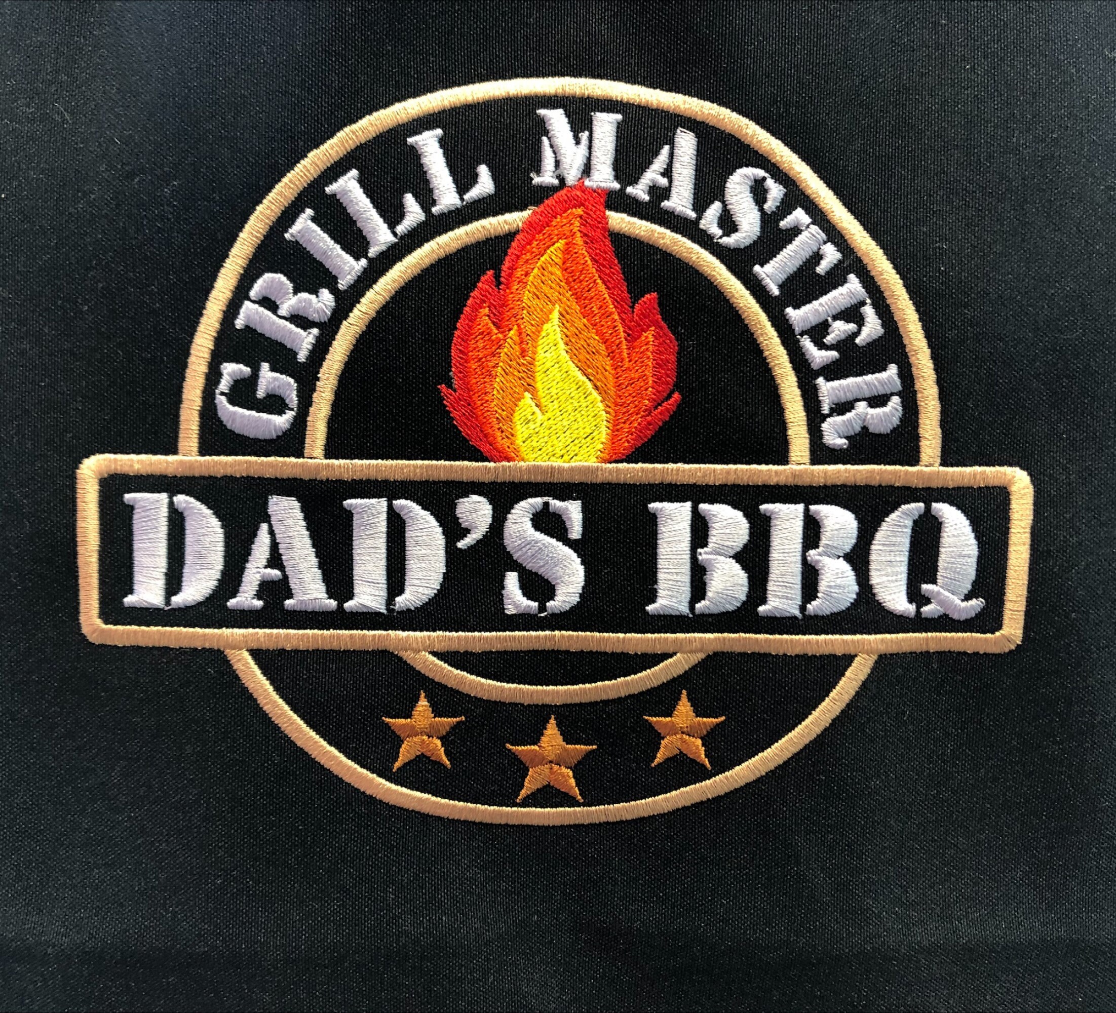 Grill Master Dad's BBQ Machine Embroidery Design, Summer Barbecue ...