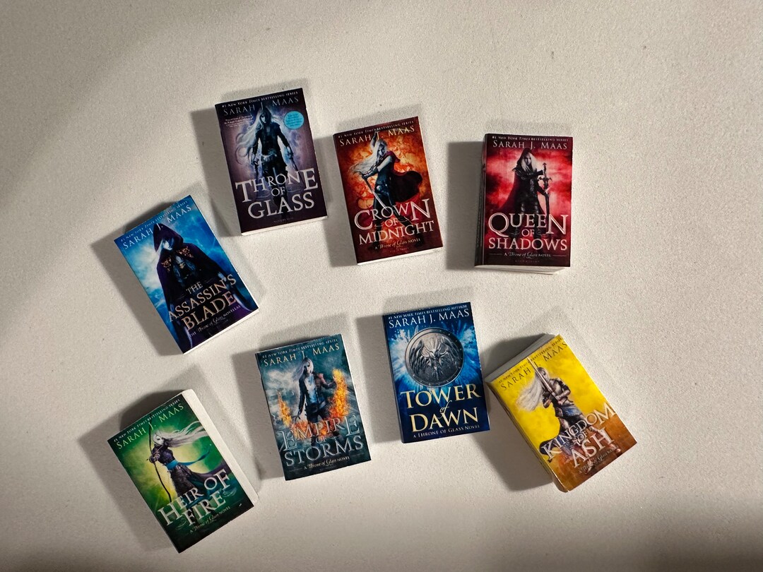 Sarah J. Mass Collection - Mini Book Covers for DIY Mini Books ...