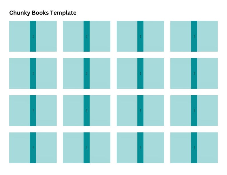 Mini Book Template & Tutorial (1:6 Scale Mini Books) - Etsy