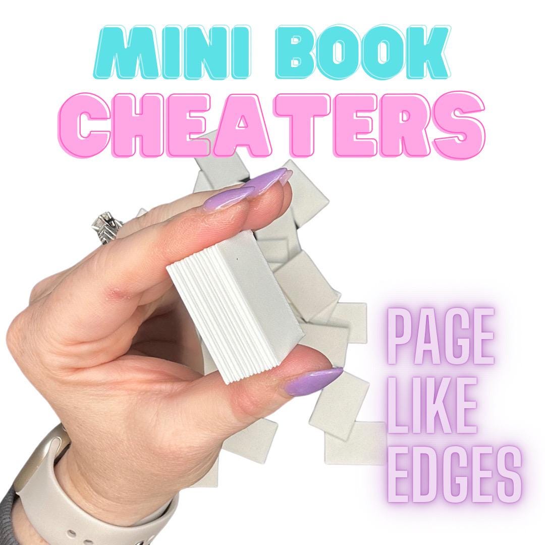 Mini Book Inserts - 3D Printed - Etsy