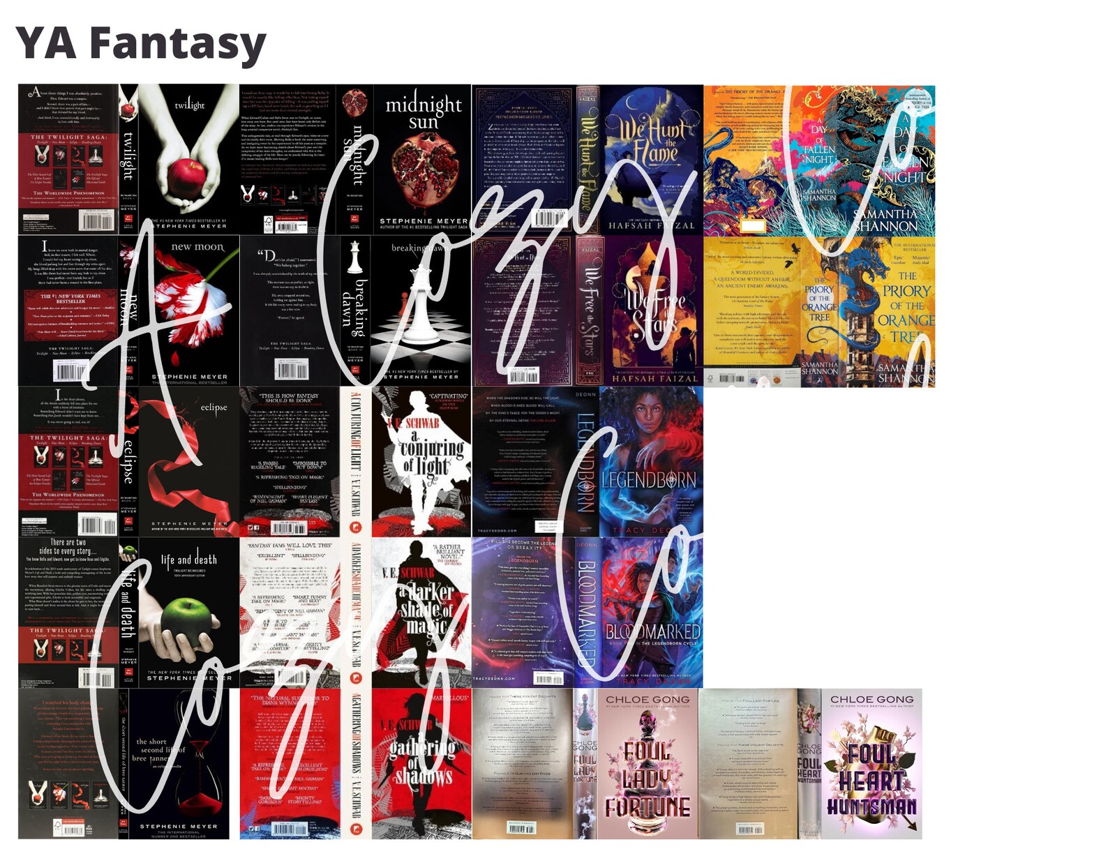 YA Fantasy - Mini Book Covers for DIY Mini Books - DIGITAL Download - Etsy