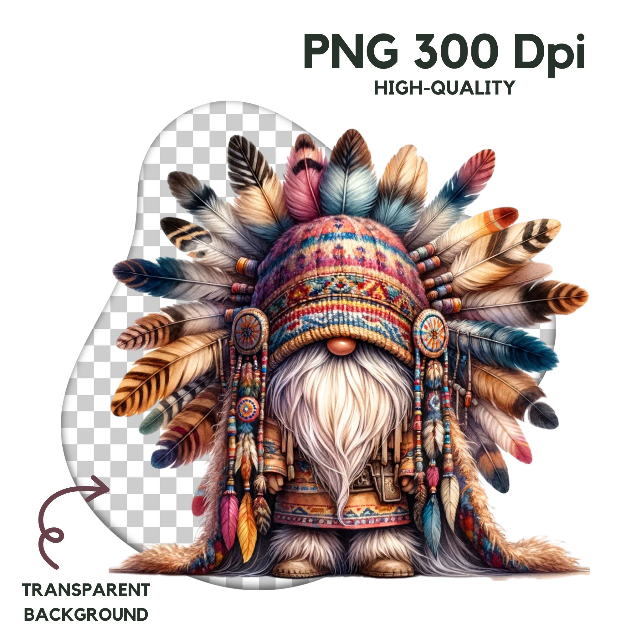 Native American Gnome Clipart, Native American Gnome, Native Png ...