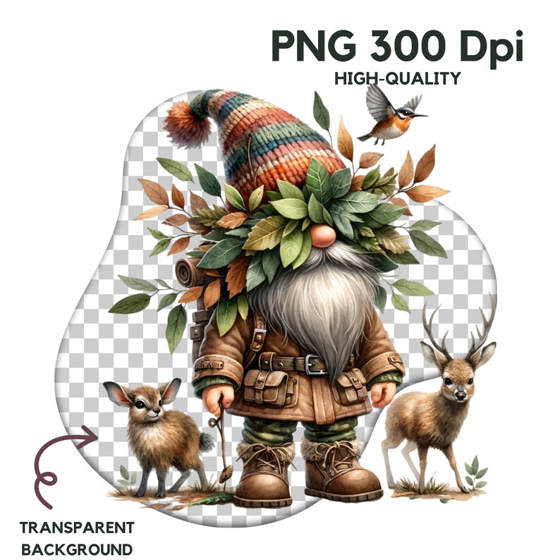 Gnome Clipart 5, Camping Gnome, Gnomes Clipart, Gnome Camping, Cute ...