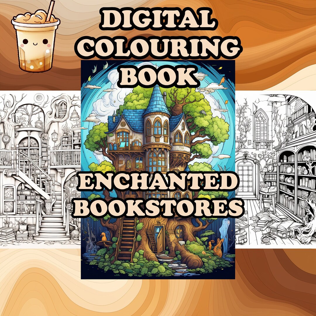 Digital Colouring Book - Enchanted Bookstores, for Kids and Adults ...