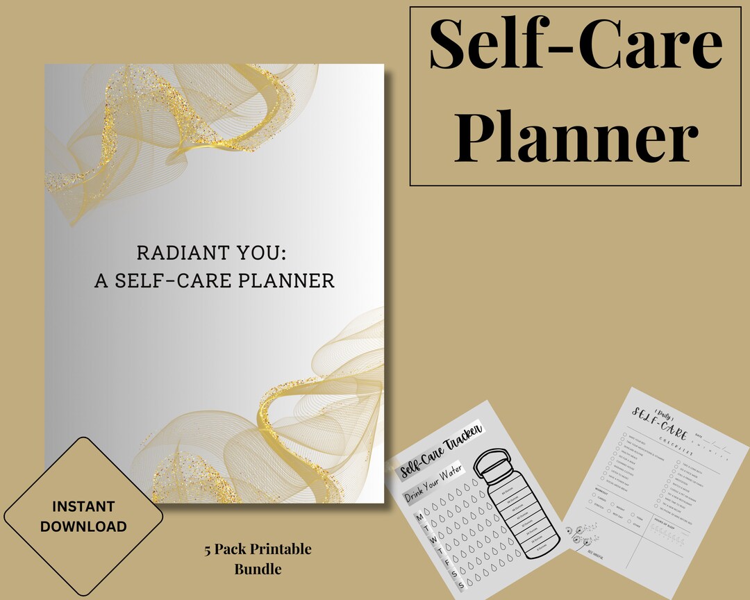 Self-care Planners,self-care Tracker,mental Health and Wellness ...