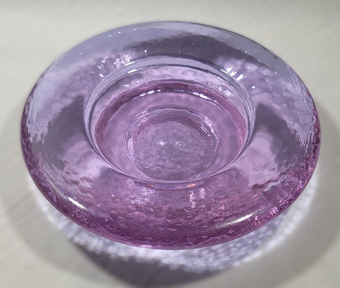 Fire & Light Neodymium Recycled Glass Wine Holder/pillar Candle Holder ...