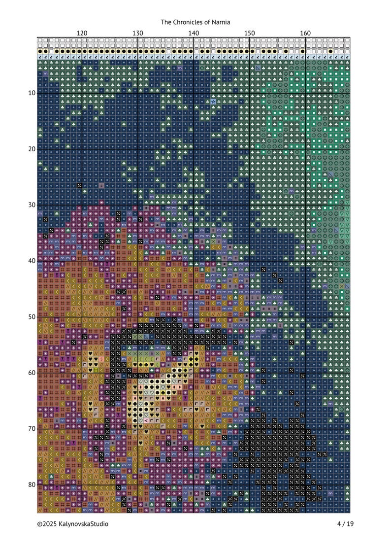 The Chronicles of Narnia / Cross Stitch Vintage / 2 Pdf: Printable ...