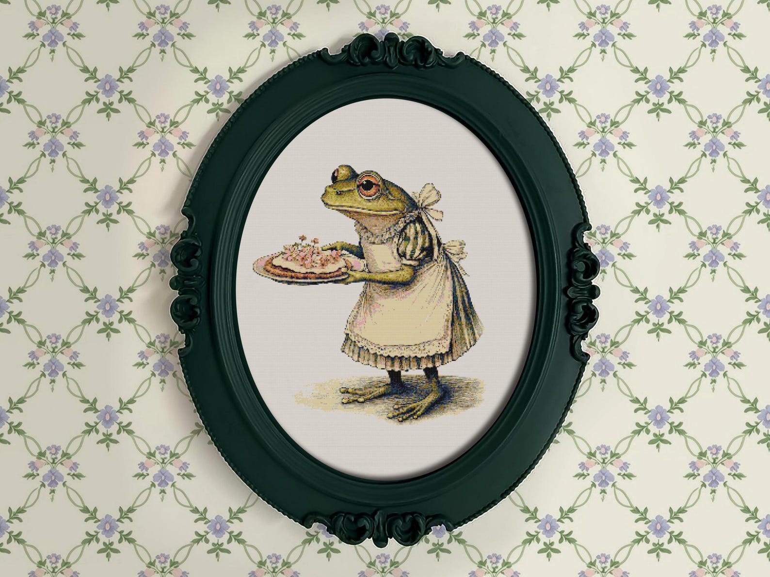 Lily Pie / Cross Stitch Vintage / 2 Pdf for Printing (color and Black ...