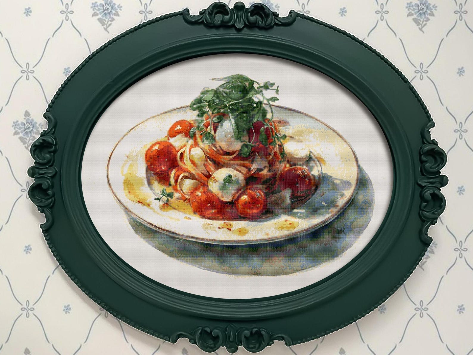 Italian Pasta Cross Stitch Pattern: Vintage Design (PDF Download ...