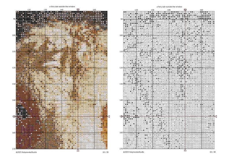 Vintage Cross Stitch Pattern: A Fairy Tale Outside the Window (PDF ...