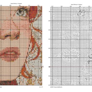 Anne Shirley in Flowers / Cross Stitch Vintage / 2 Pdf for Printing ...
