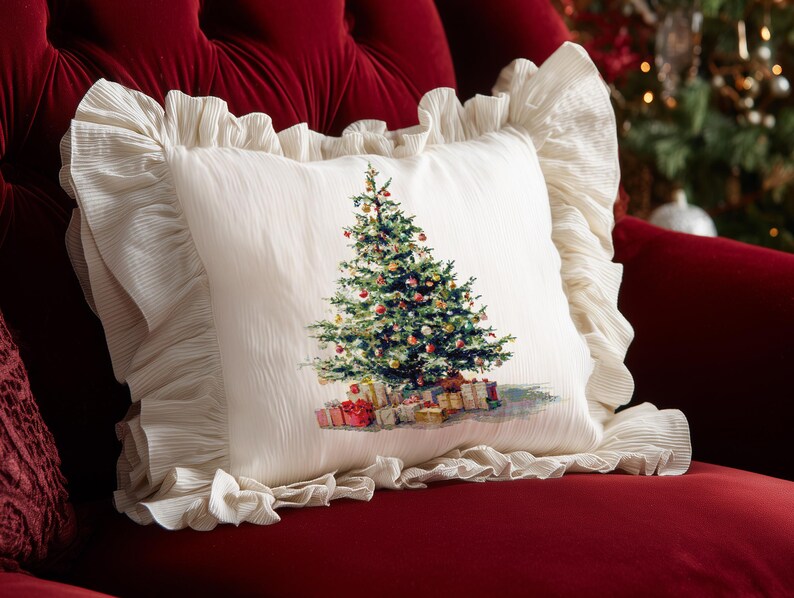 Cross Stitch Pattern "retro Christmas Tree": Vintage Design (PDF ...