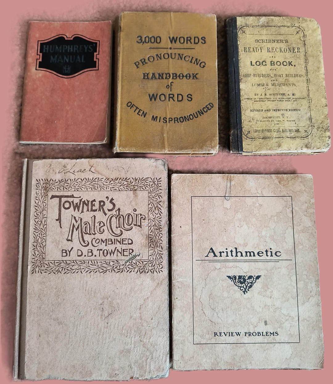 Miniature Books late 1800's-early 1900's Lot of 5 - Etsy