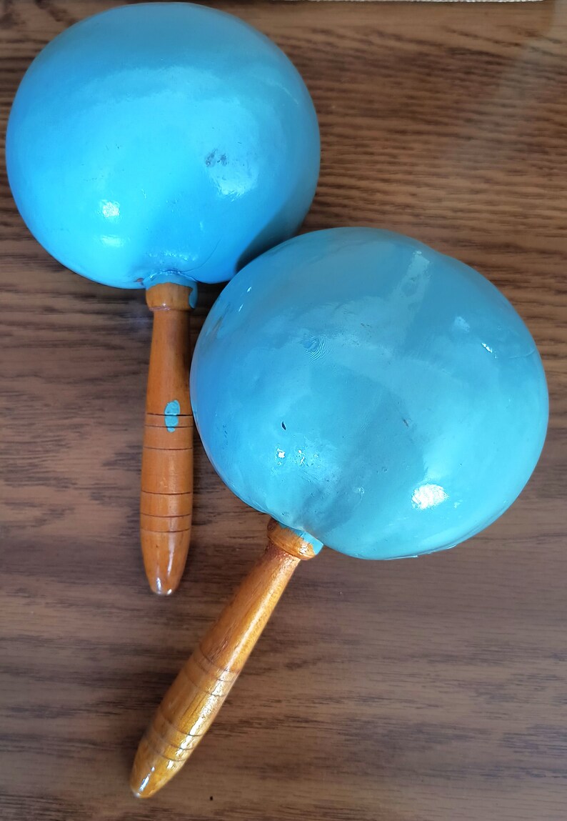 Maracas Mexican Souvenirs, Vintage Rattles Noise Makers 2 Sets - Etsy