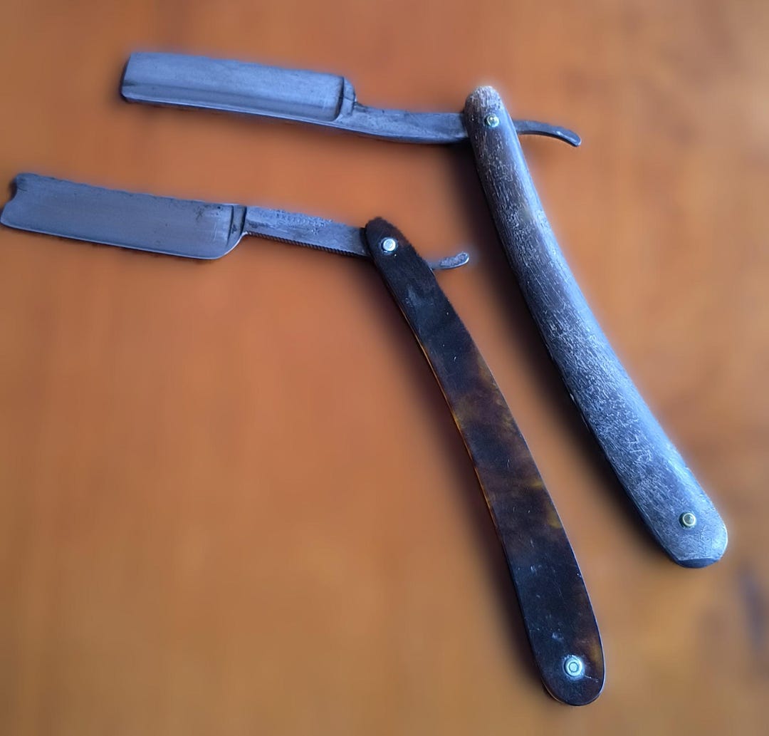 Vintage Straight Razors Four 4 Bengall, Wade&butcher 2, C.T. Bingman - Etsy