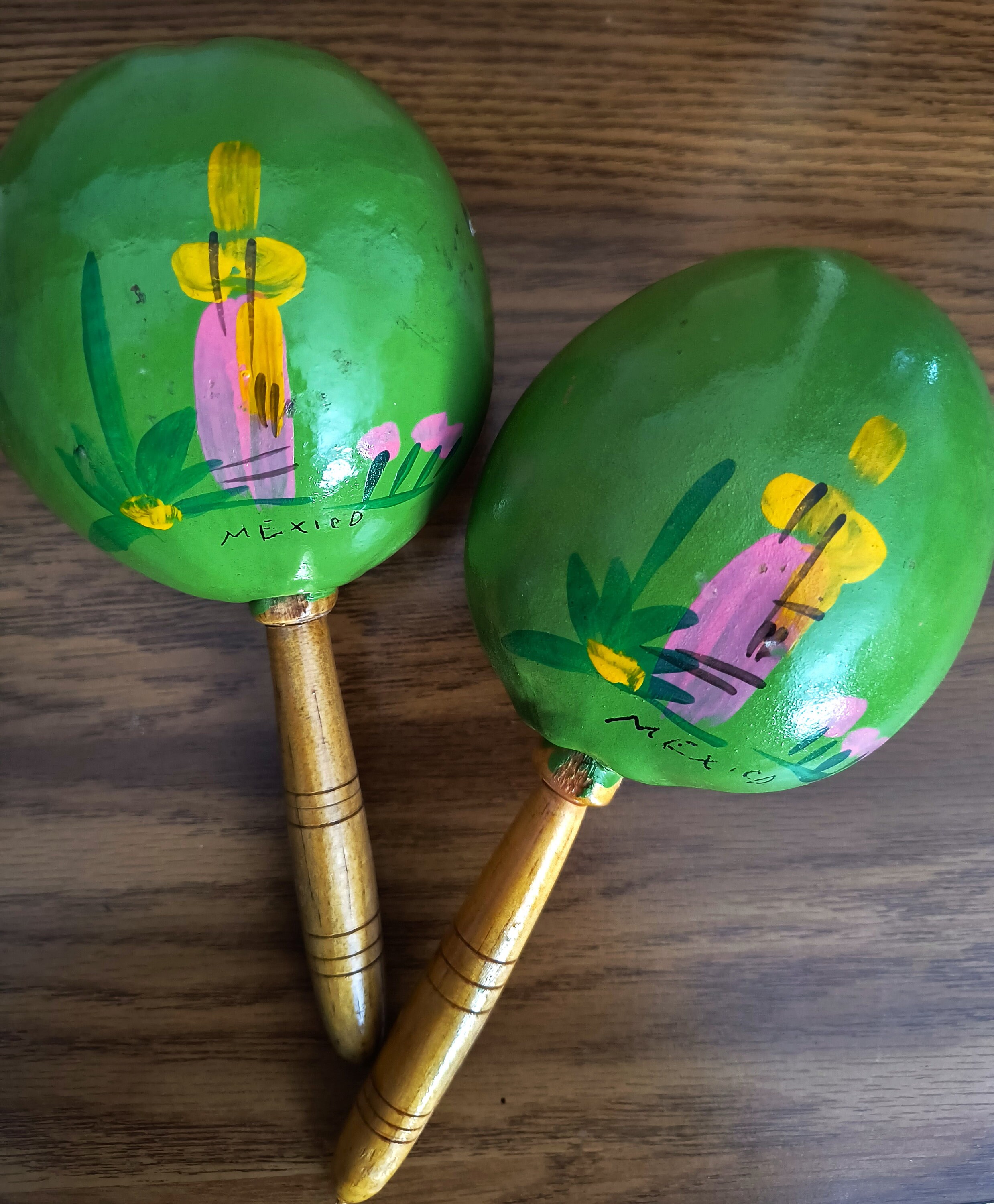 Maracas Mexican Souvenirs, Vintage Rattles Noise Makers 2 Sets - Etsy
