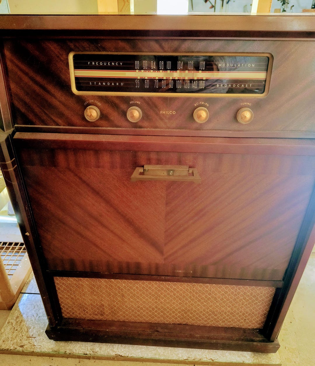 Philco Radio-phonograph 1950's-floor Model 51-1730 - Etsy