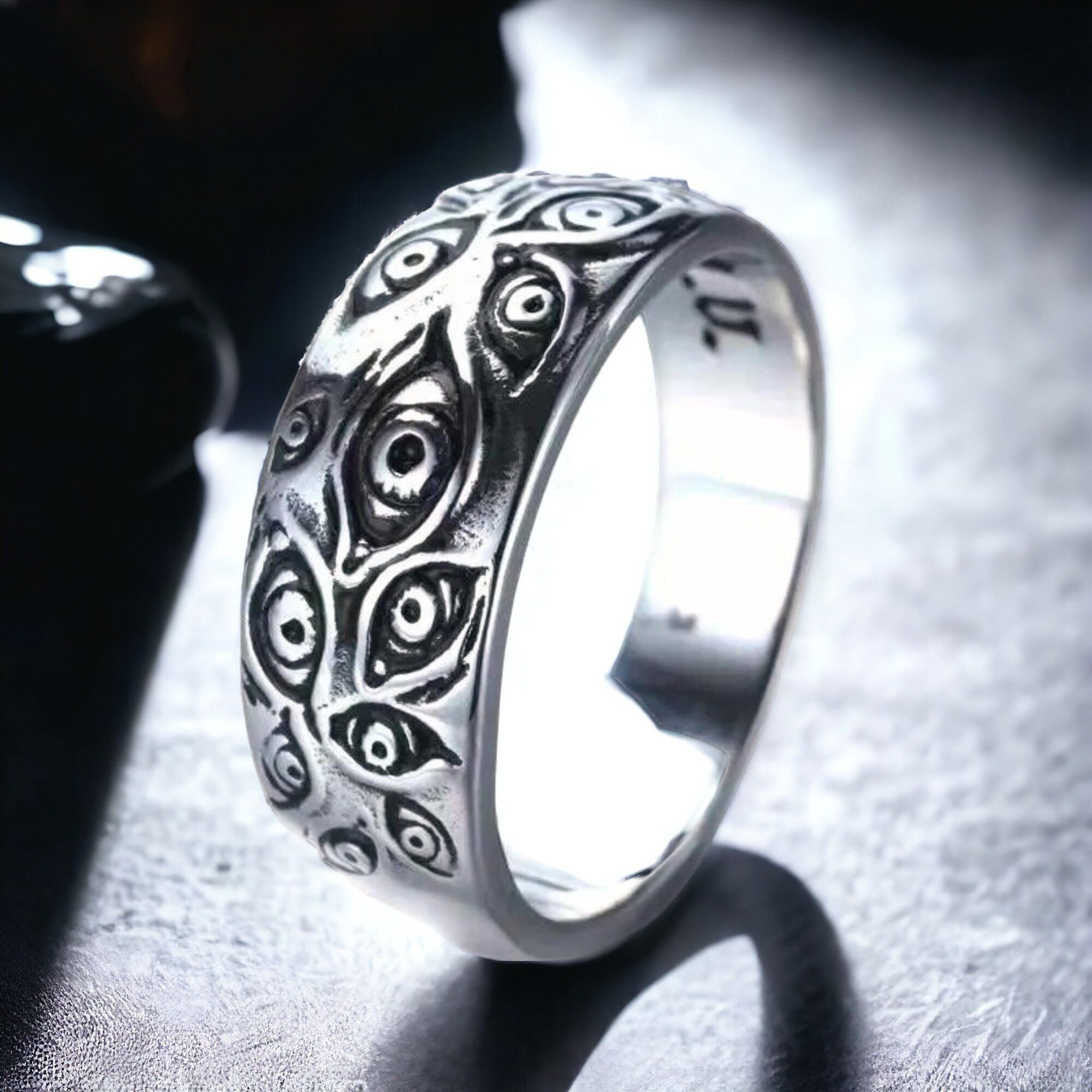 Demon Eye Ring Anime Jujutsu Kaizen Ring, Infinity Eye Ring, Chunky Eye ...