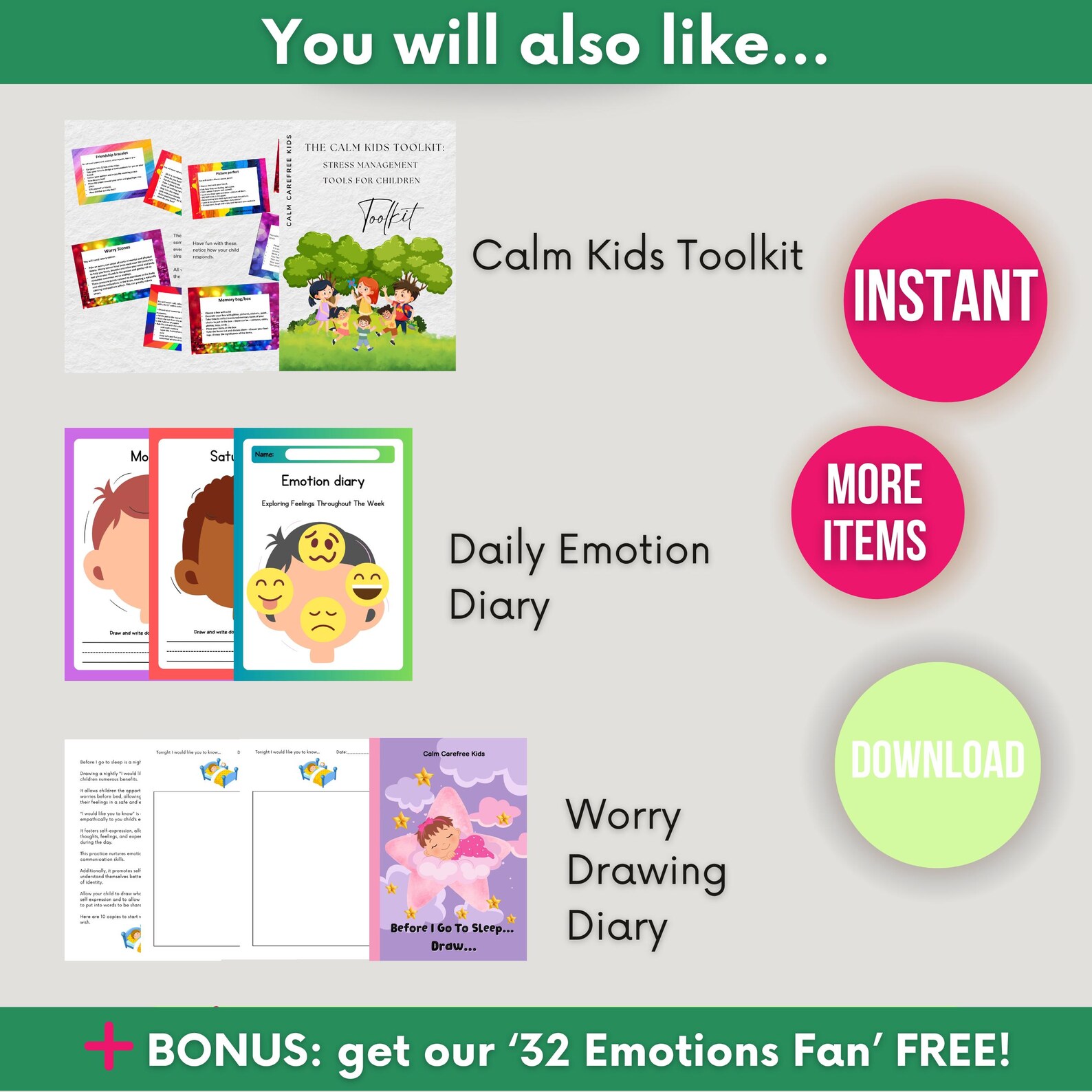 Emotion Recognition Cards for Kids: Feelings Flashcards (digital ...