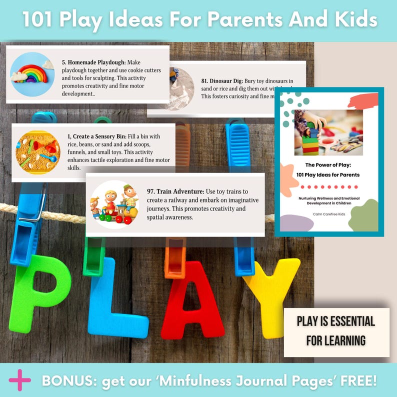 101 Play Ideas Cards for Kids, Resilience & Social Skills Ideas ...