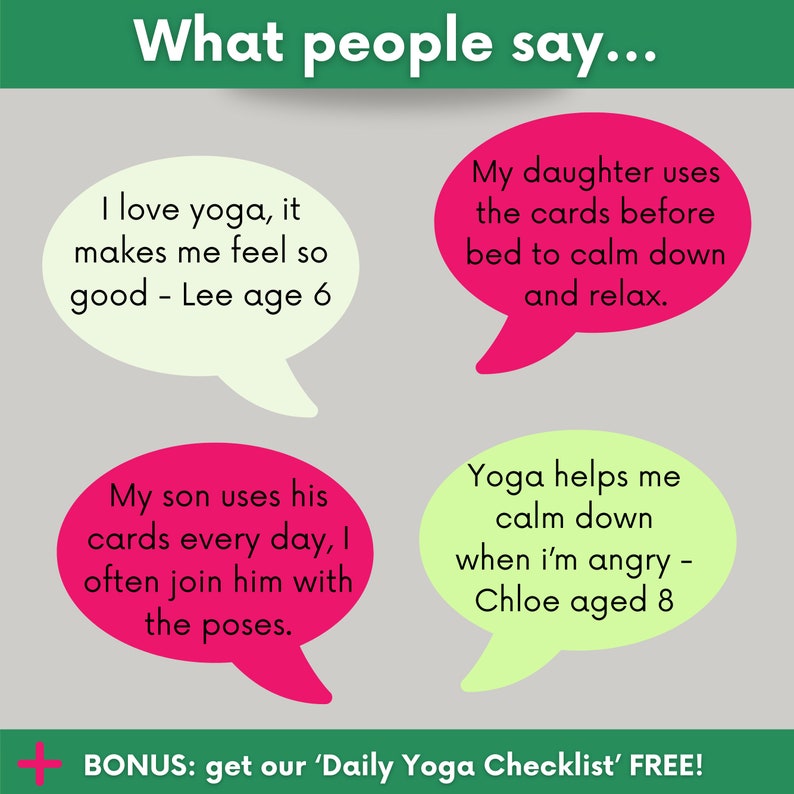 Yoga Poses for Kids Relaxing Emotional Regulation Cards, Yoga Cards for ...