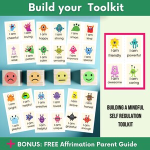 Monster Affirmation Cards for Kids Printable, Child Positive ...