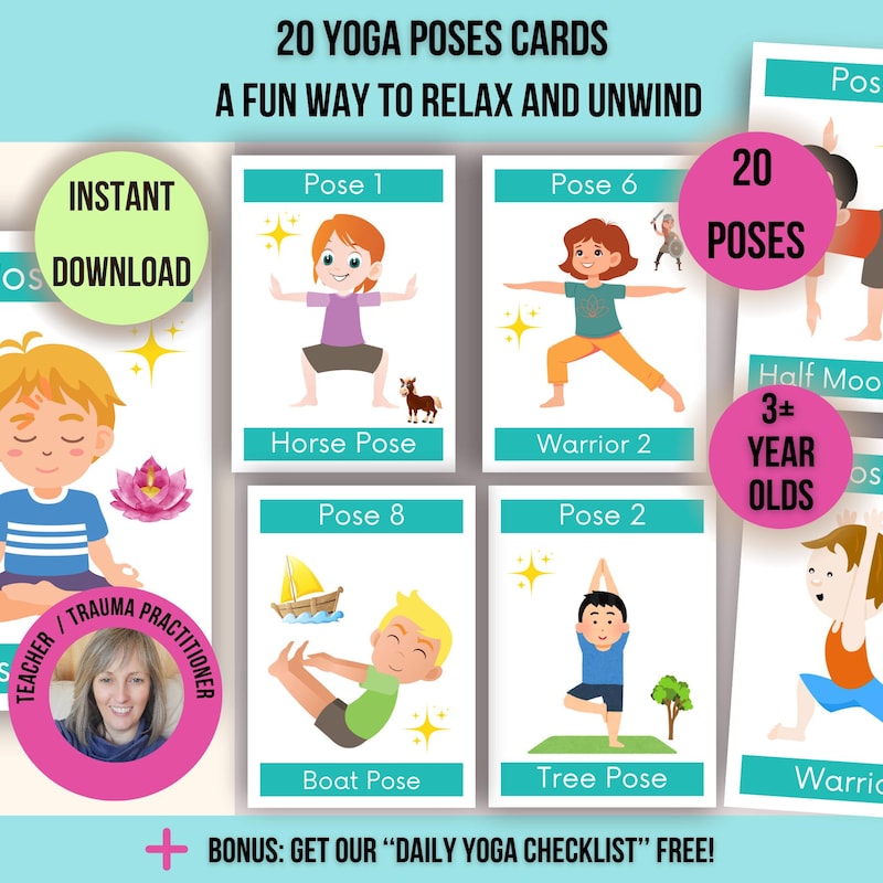 Yoga Card Games - Etsy