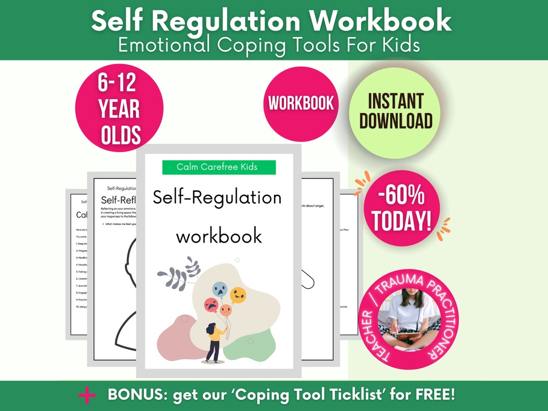 Self Regulation Workbook for Kids, Wellness Workbook, Parenting Support ...
