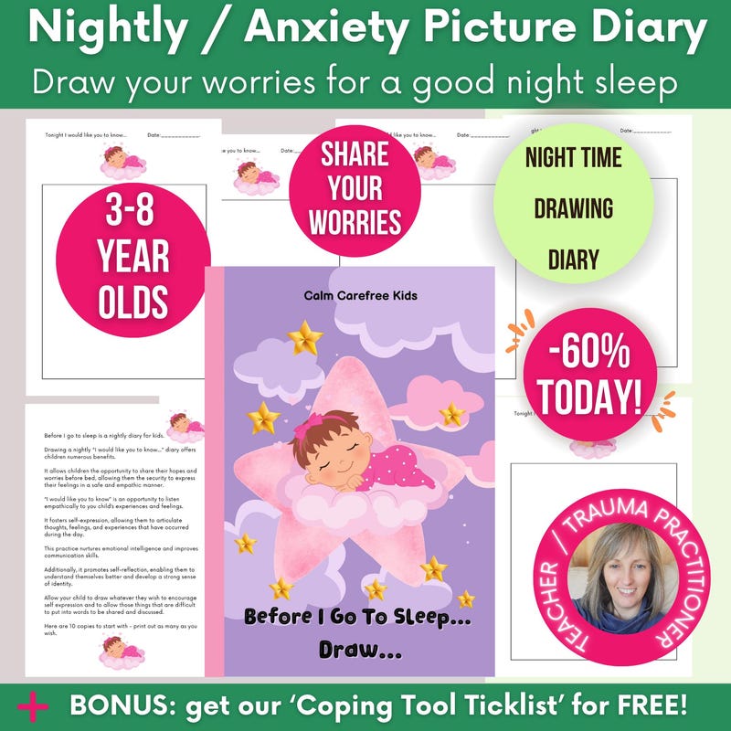 Children Worry Journal - Etsy