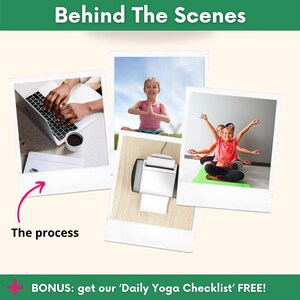 Yoga Poses for Kids Relaxing Emotional Regulation Cards, Yoga Cards for ...