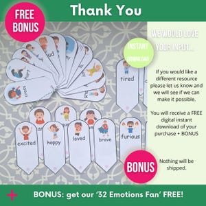 Emotion Recognition Cards for Kids: Feelings Flashcards (digital ...