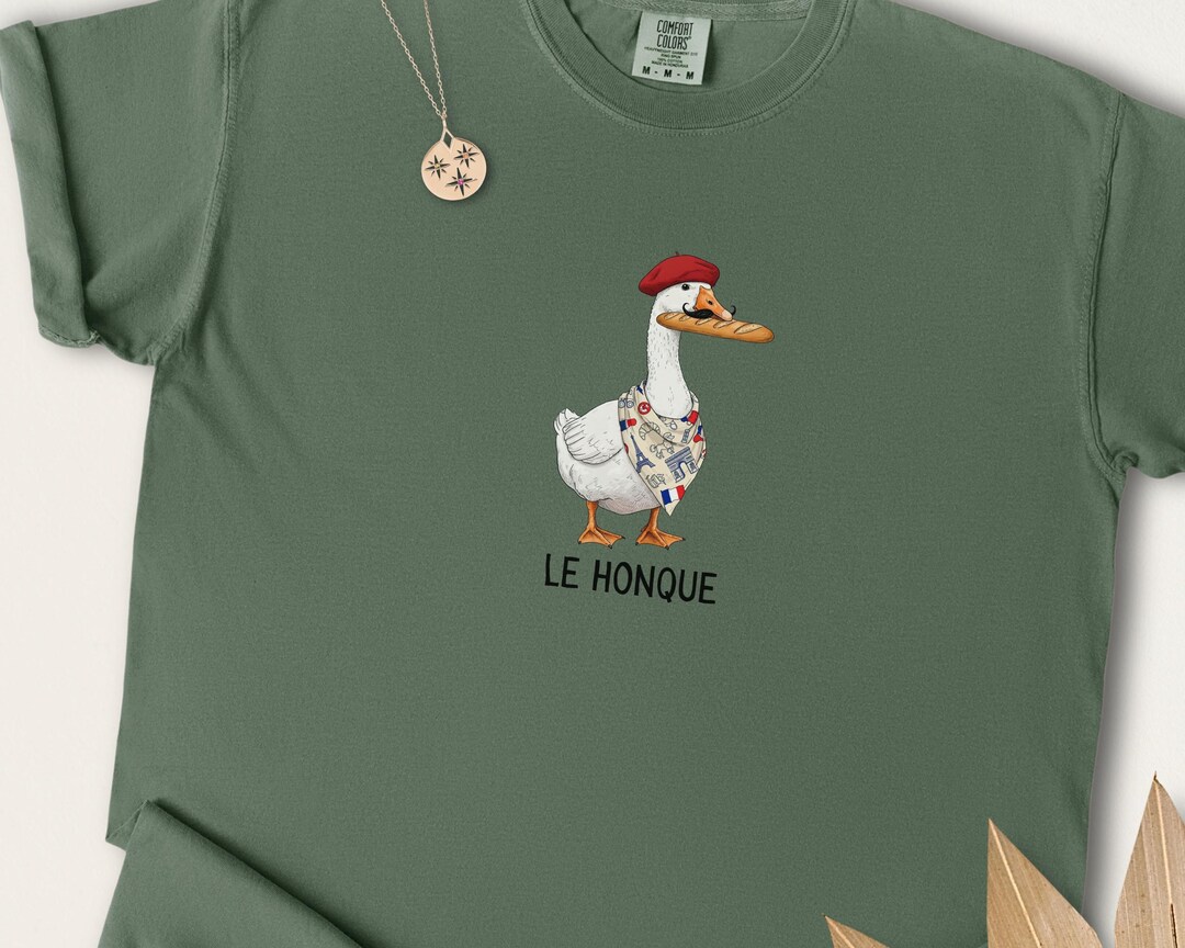 Le Honque Goose Meme Shirt, Le Honque Funny T-shirt, Silly French ...