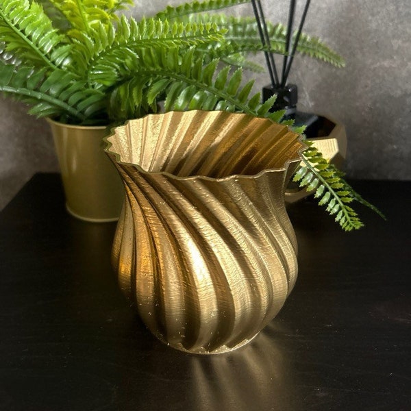 Gold Planter - Etsy