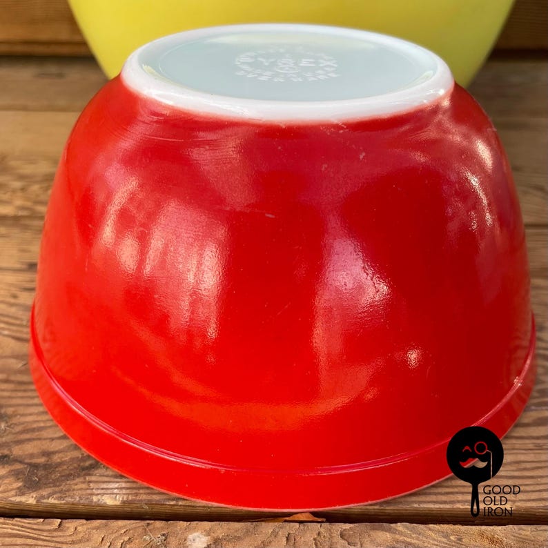 Vintage Pyrex Primary Colors Series Nesting Mixing Bowls in Great ...