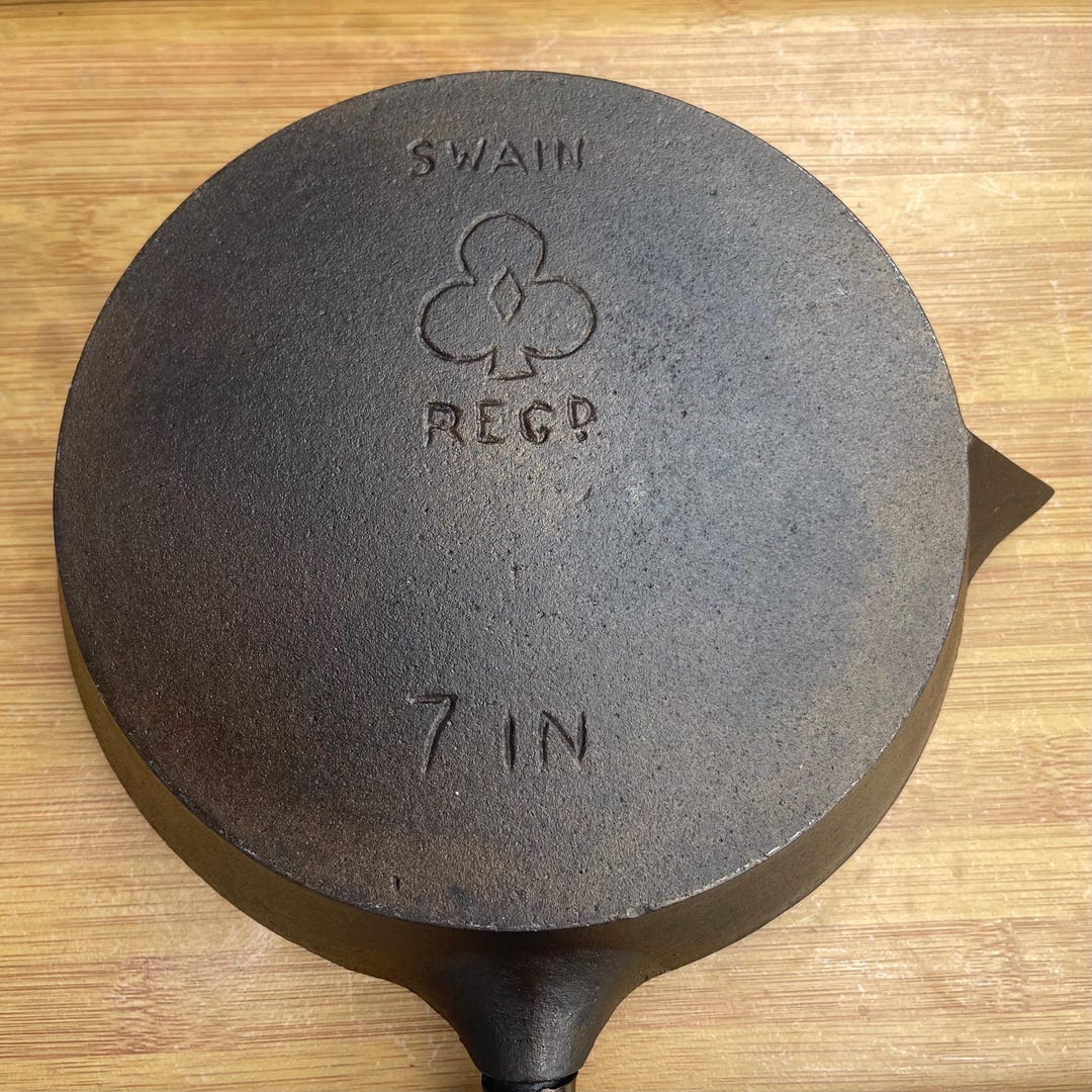 RARE Swain 1800s British Cast Iron 7 Pan in Amazing Condition - Etsy