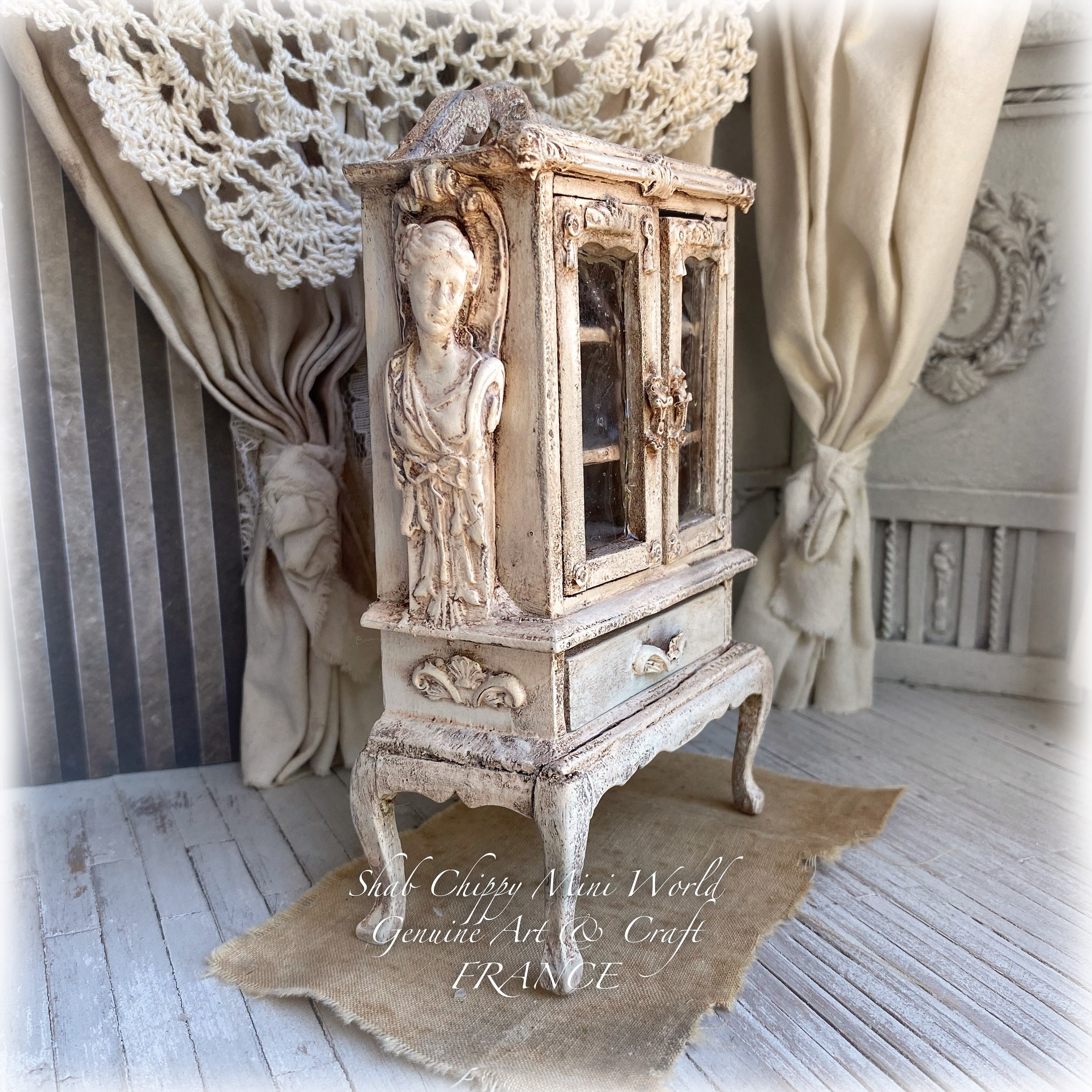 Tradition Wardrobe, Display Case With Drawer Eclectic Provençal Style ...