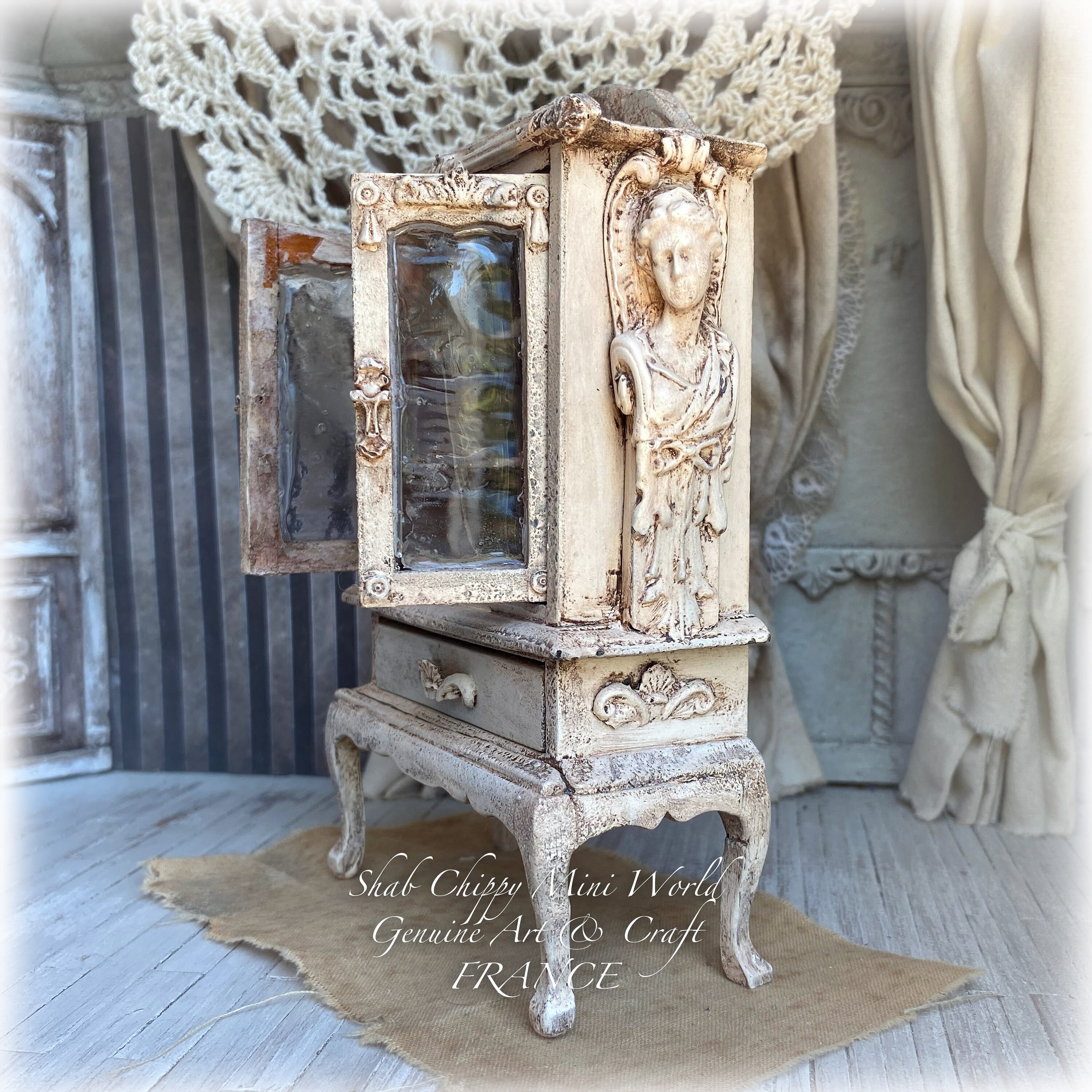 Tradition Wardrobe, Display Case With Drawer Eclectic Provençal Style ...