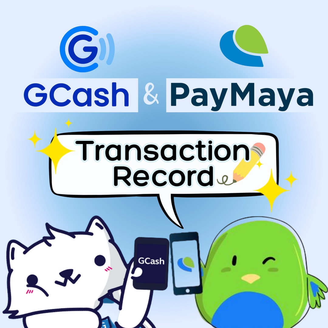 Gcash and Paymaya Transaction Record and Slip Gcash Paymaya Transaction ...