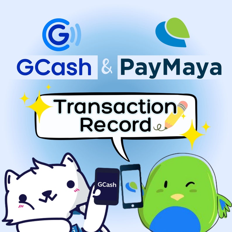 Gcash and Paymaya Transaction Record and Slip Gcash Paymaya Transaction ...