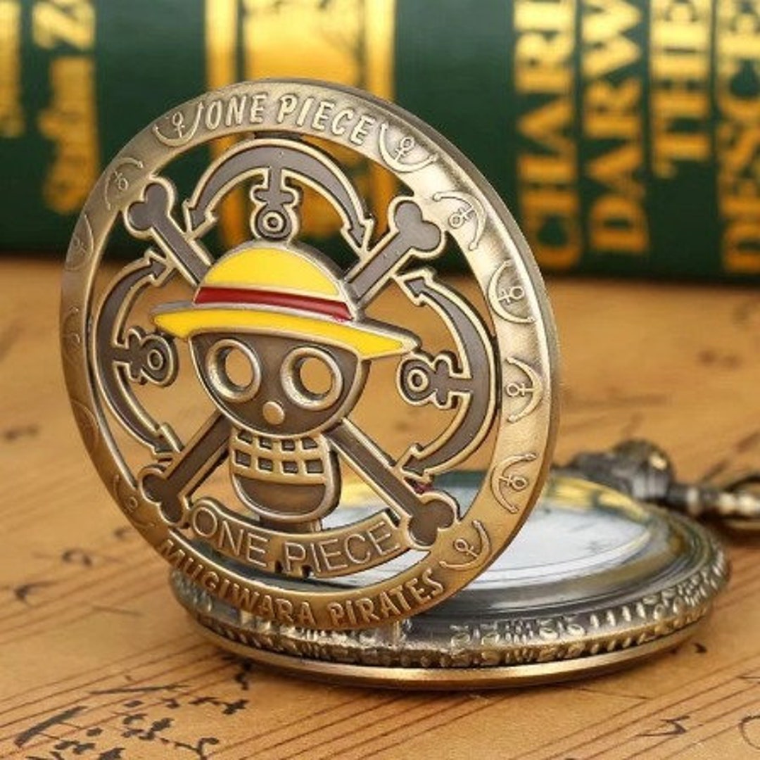 One Piece Anime Pocket Watch Vintage Pocket Watch Bronze Watch One ...