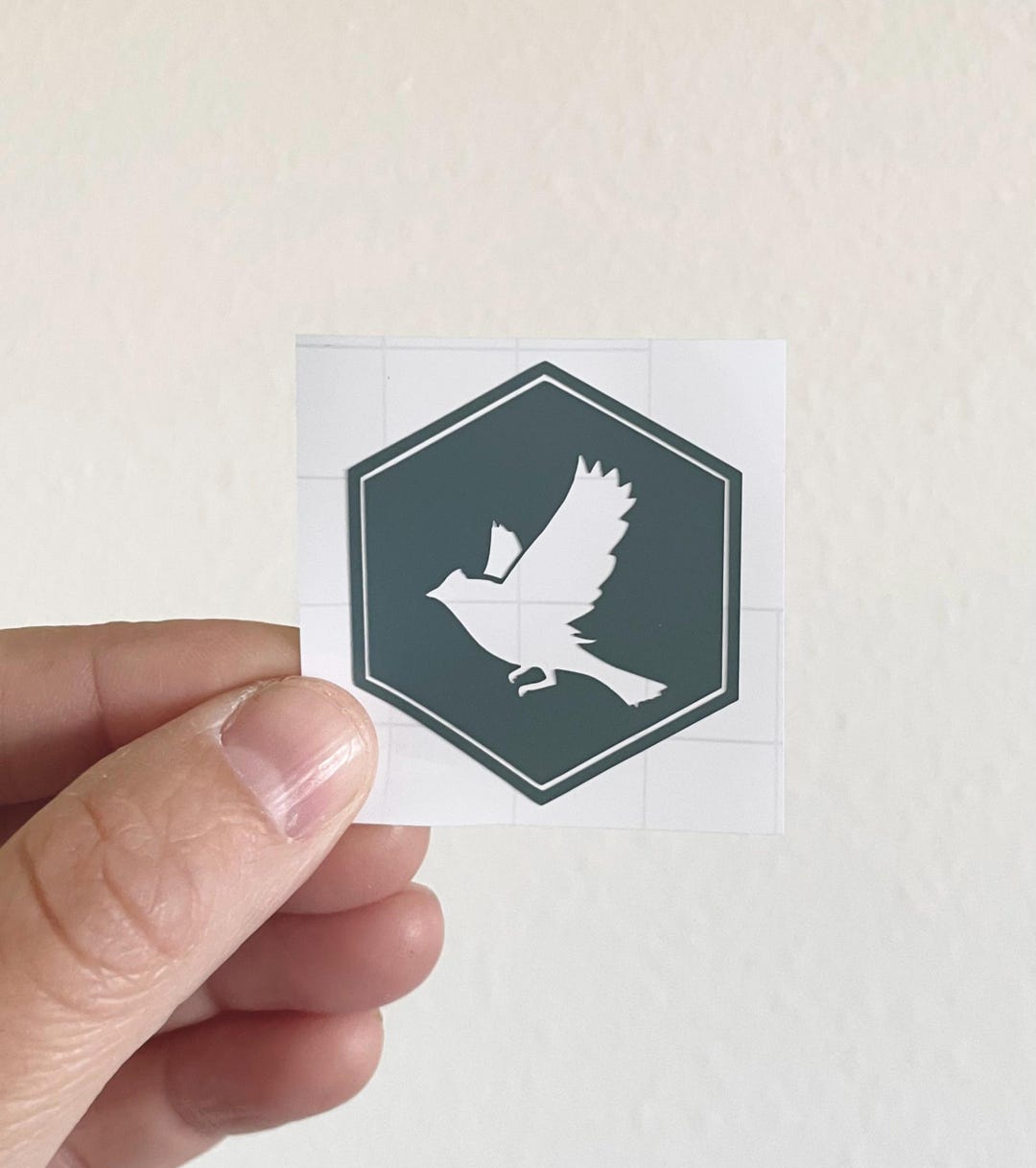 Hexagon Lark Vinyl Sticker/decal - Etsy