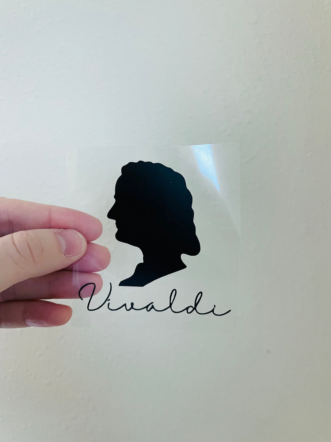 Vivaldi Silhouette Vinyl Sticker - Etsy