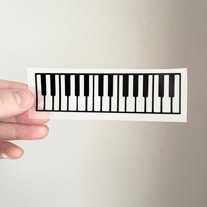 Piano Keyboard Key Stickers - Etsy