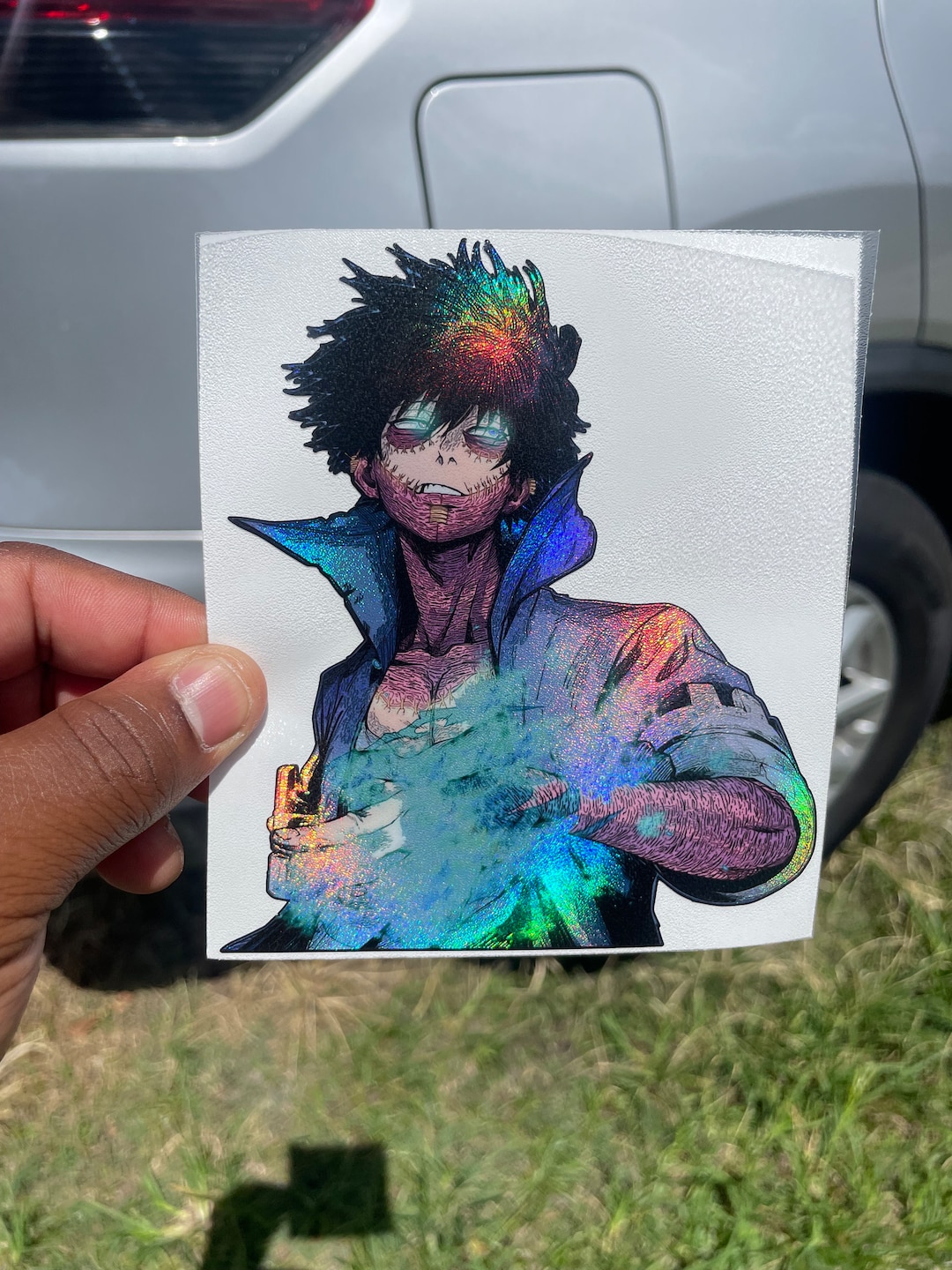 Anime Sticker Dabi My Hero Academia Decal Holographic Weatherproof Uv ...