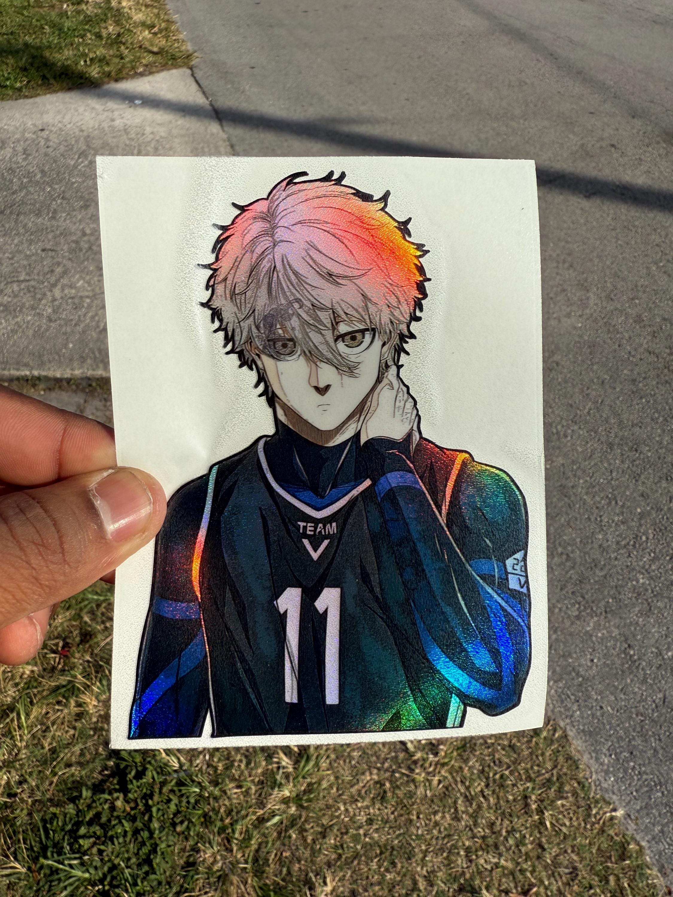 Anime Sticker Nagi Blu E Lock Decal Holographic Weatherproof Uv ...