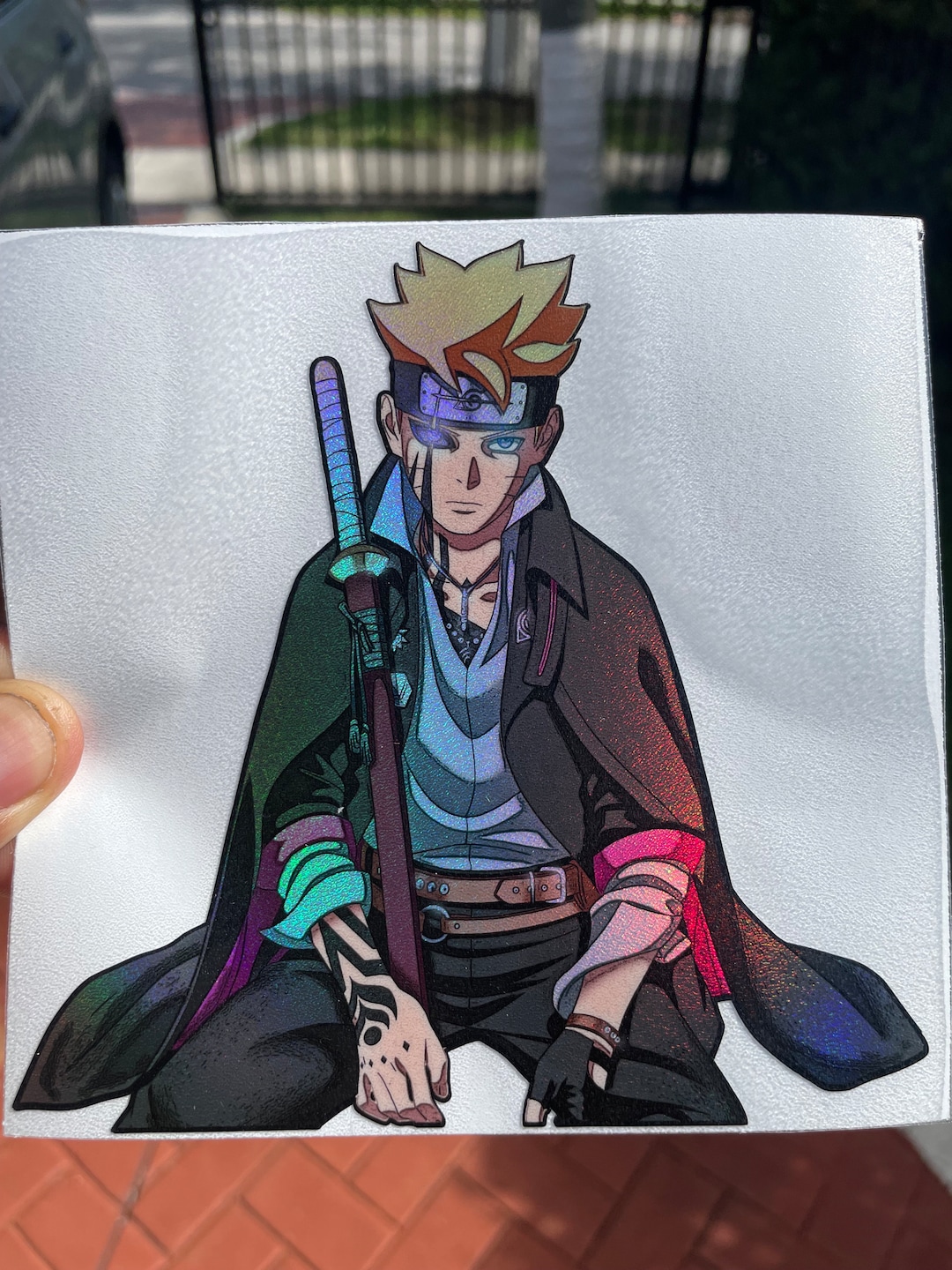 Anime Sticker Boruto Boruto: Naruto Next Generations Decal Holographic ...