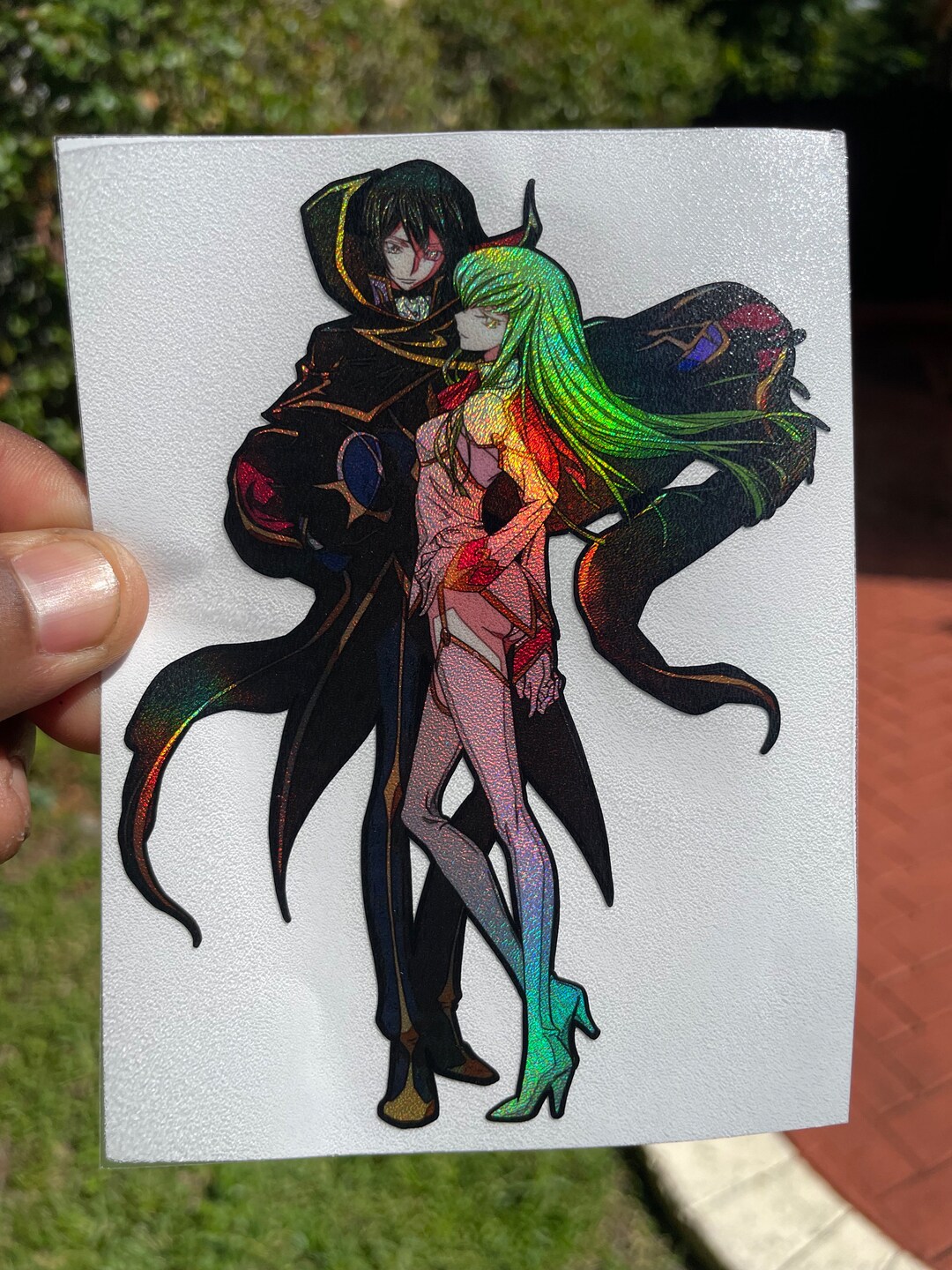 Anime Sticker Lelouch Code Geass Decal Holographic Weatherproof Uv ...