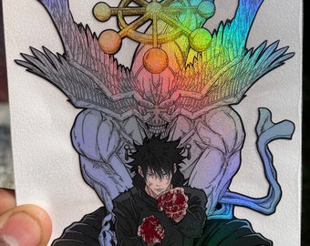 Anime Sticker Power Chainsaw Man Decal Holographic Weatherproof Uv ...