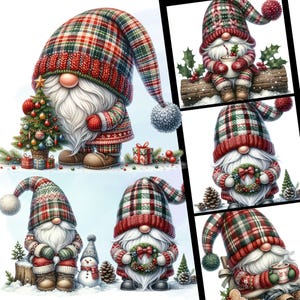 Christmas Winter Gnome Artful, Holiday Gnomes Cuteness, Christmas ...